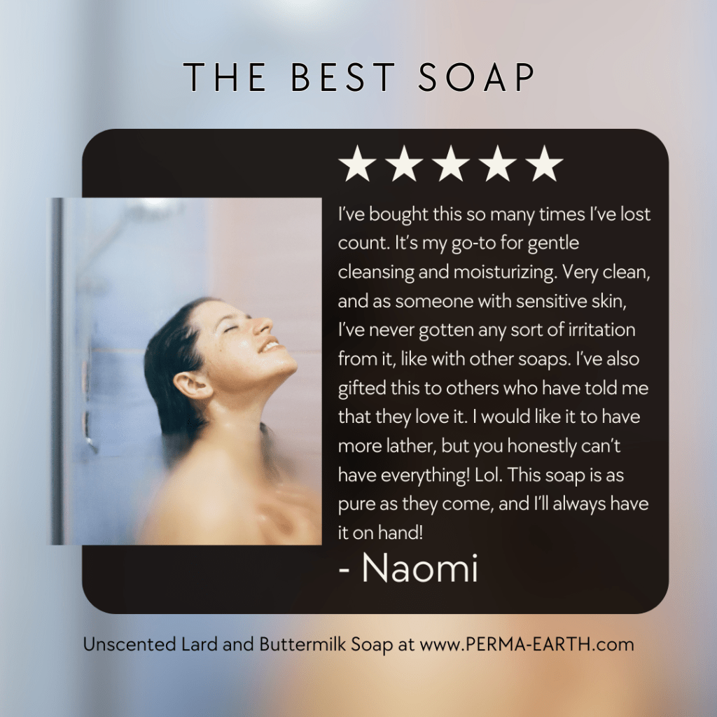 Pure & Simple Lard Soap – PERMA∞EARTH