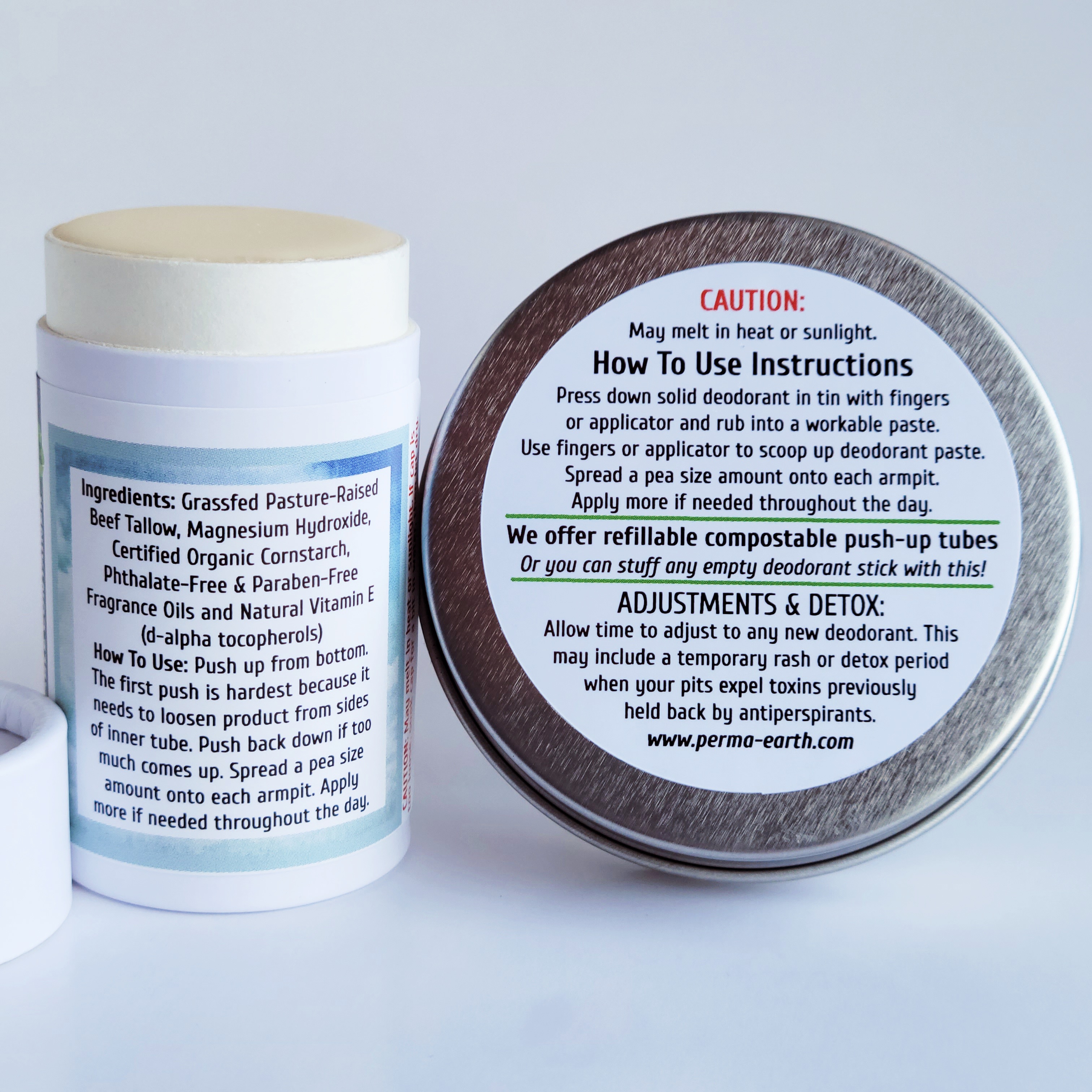 Fresh Powder Tallow Deodorant – PERMA∞EARTH