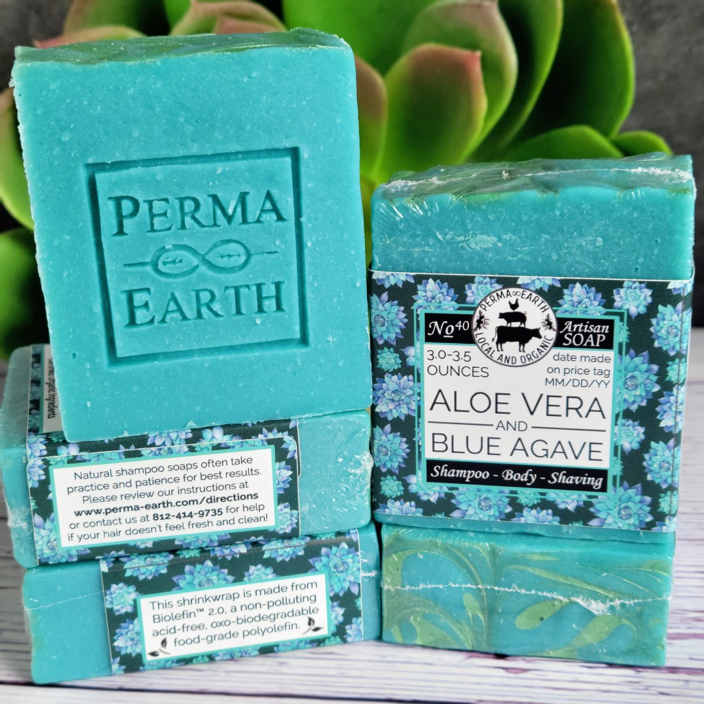 Aloe Vera + Blue Agave : Shampoo – Body – Shaving – PERMA∞EARTH