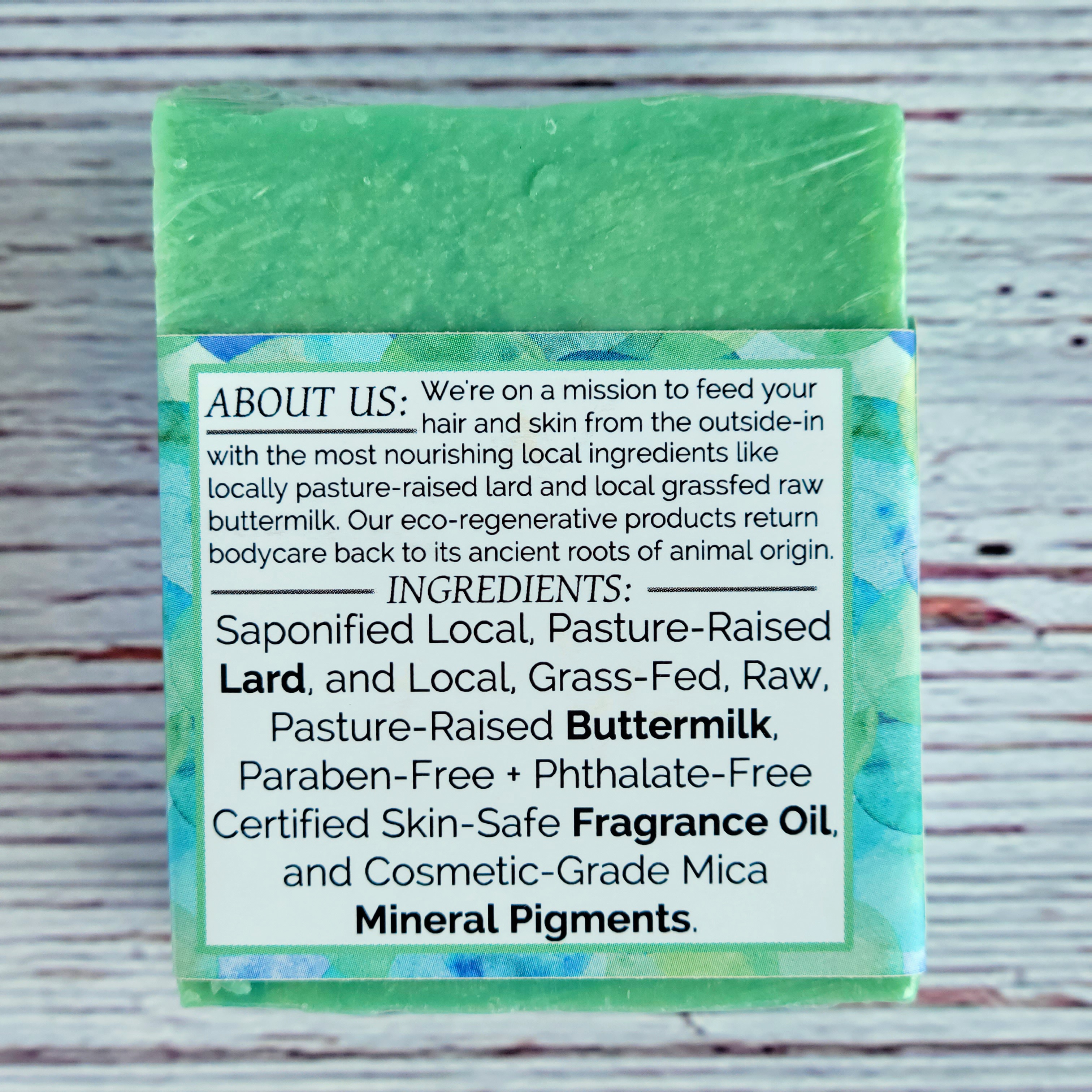 Mountain Spring – Lard & Buttermilk Soap – PERMA∞EARTH