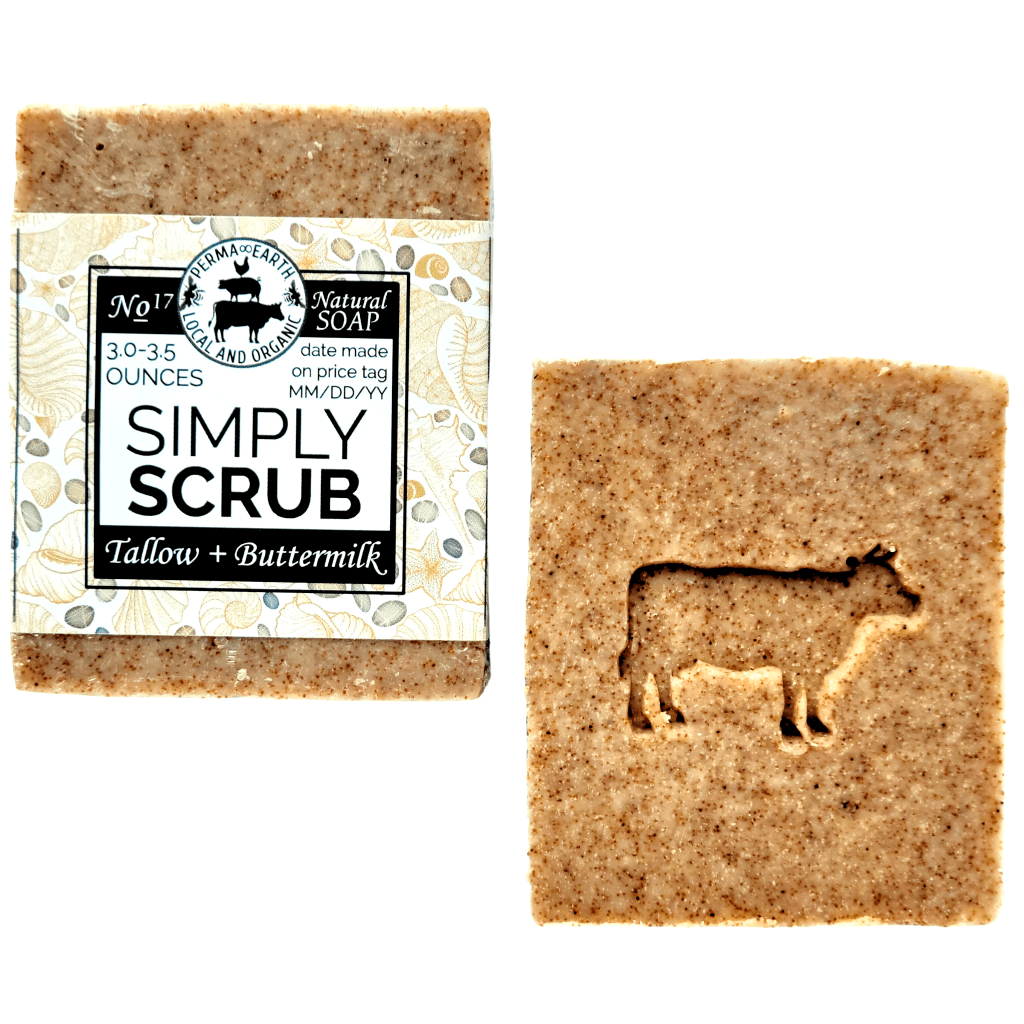 Simply Scrub Tallow + Buttermilk Soap – PERMA∞EARTH