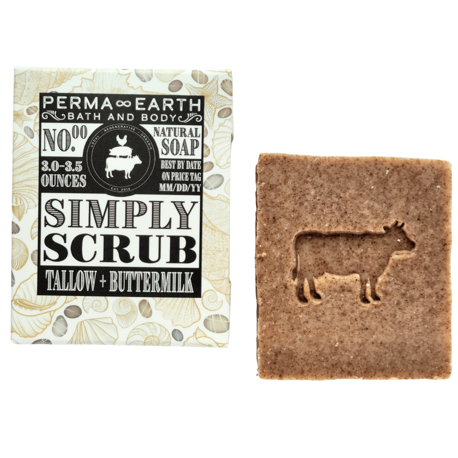 Simply Scrub Tallow Soap – PERMA∞EARTH