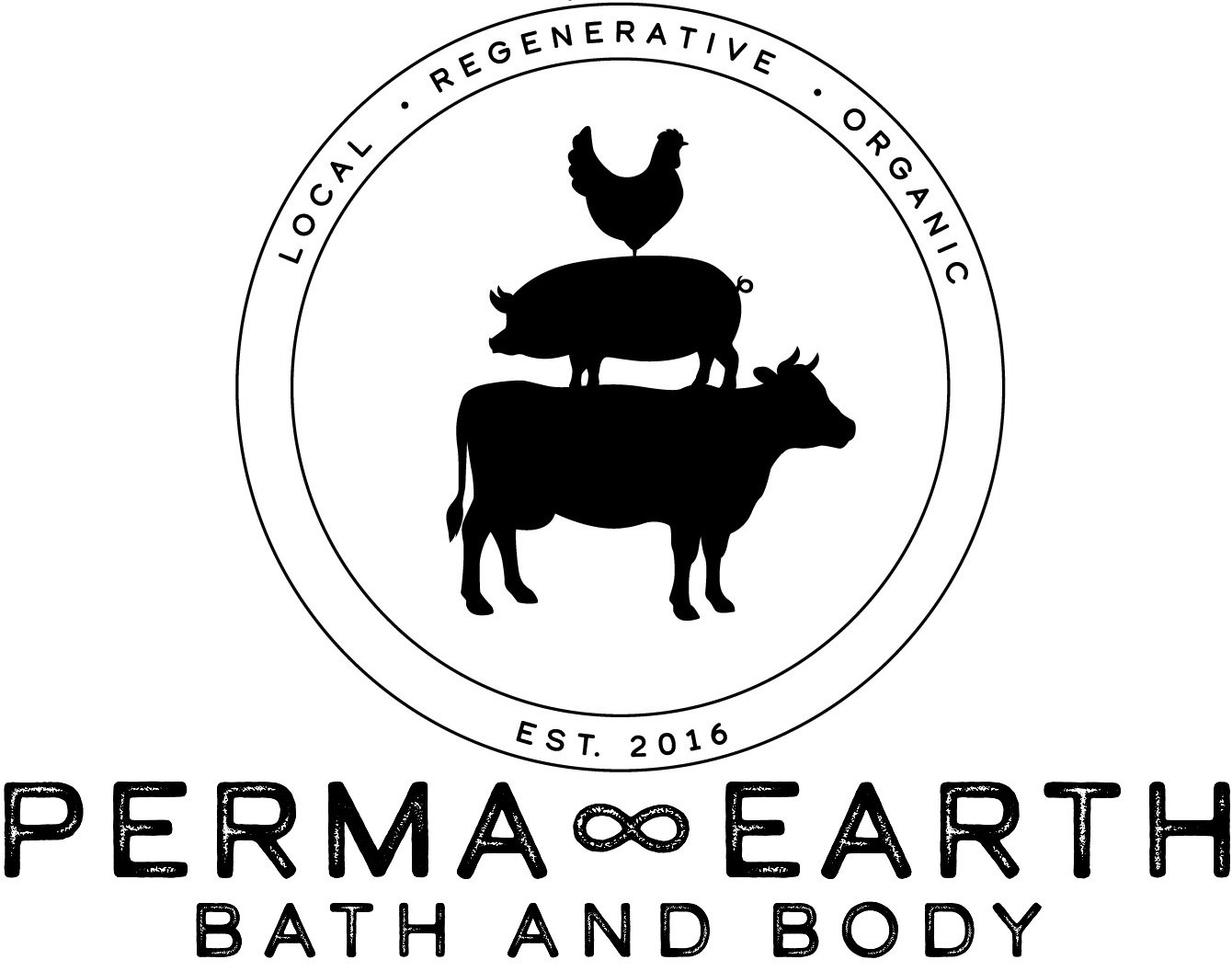 Perma-Earth Logo-Emblem 2021 PNG – PERMA∞EARTH